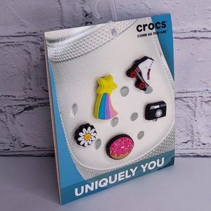 CROCS | Accessories | Jibbitz Crocs Charms Uniquely You Retro 5piece ...